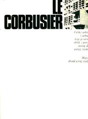 Le Corbusier (Majstori 20. stoljeća), Cresti (1970) - Arka knjiga