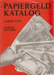 Papiergeld Katalog: Europa seit 1900, Pick (1970) - Arka knjiga